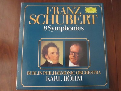 FRANZ SCHUBERT 8 Symphonies - Karl Bohm Berlin Philharmonic 5XLP Box ...