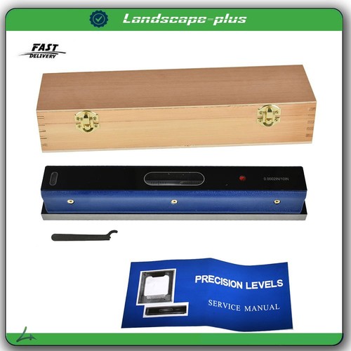 12" Precision Master Level, Bar Lvel, 0.02mm/m Accuracy For Machinist ...