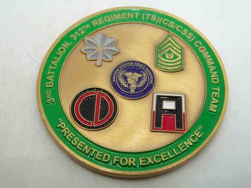3RD BATTALION 312TH REGIMENT COMMAND TEAM CHALLENGE COIN | eBay UK