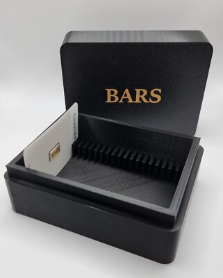 Storage Box For Gold Bullion Cards - Strong - holds 20 - Stackable ...