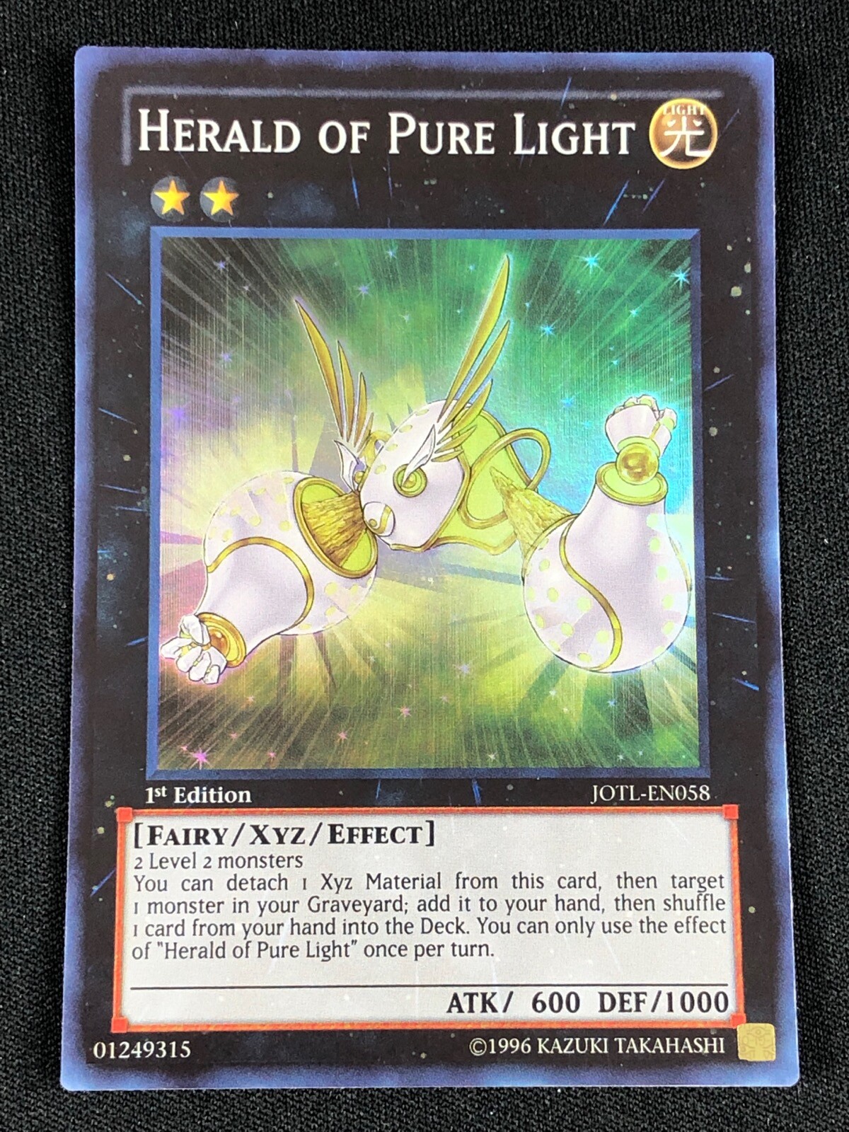 YUGIOH HERALD OF PURE LIGHT JOTL-EN058 1ST SUPER (NM) | eBay