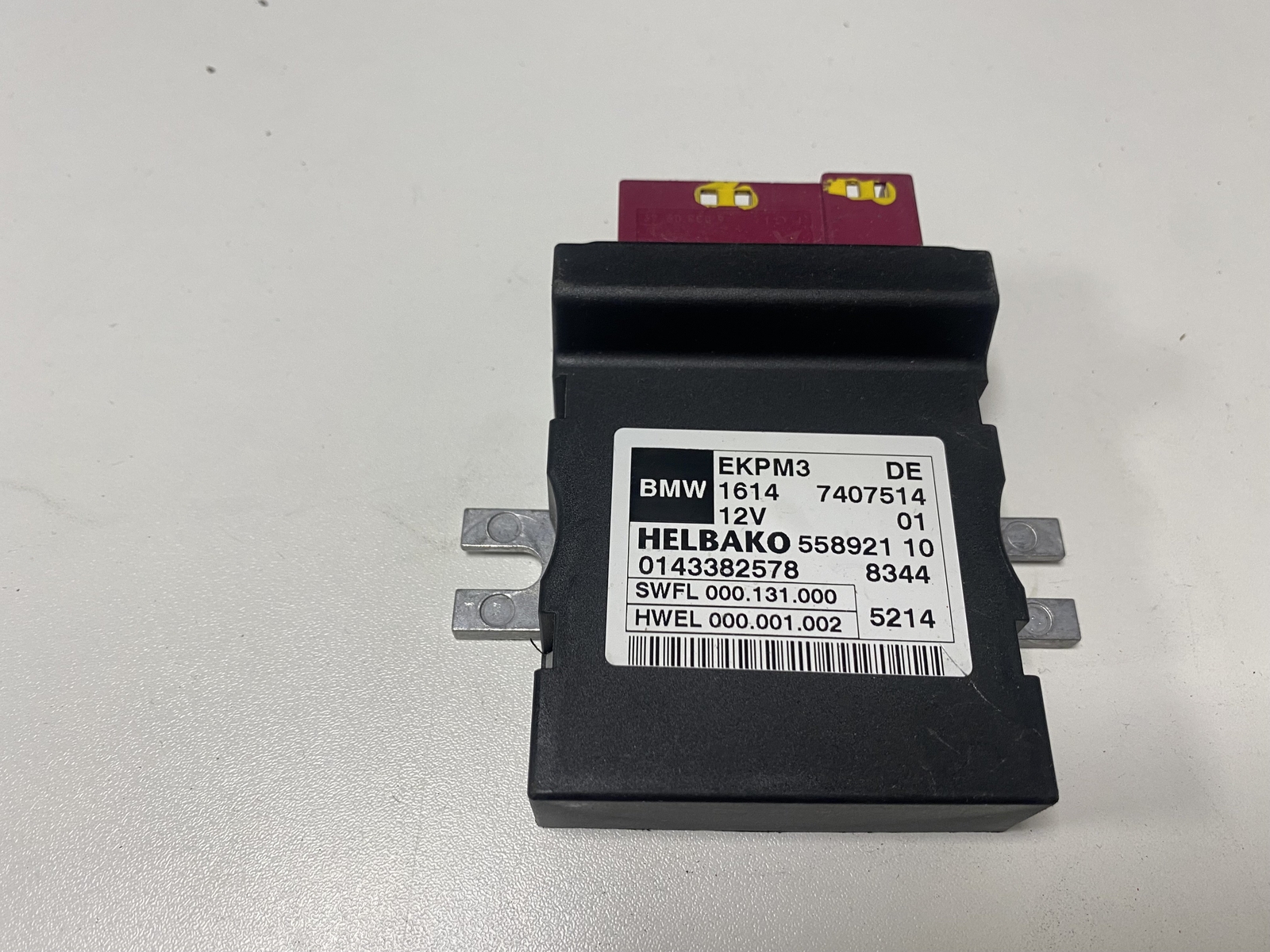 BMW 3 F30 Fuel Pump Control Unit Module 2.0 Diesel 135kw 2012 7407514 ...