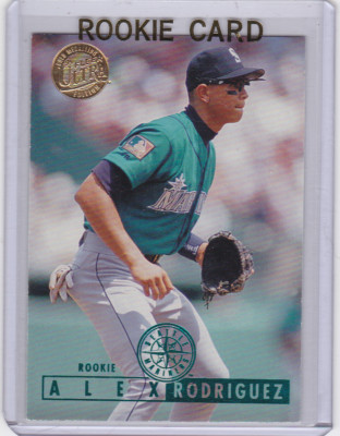 ALEX RODRIGUEZ ROOKIE CARD Fleer Ultra GOLD MEDALLION RC Arod Insert ...