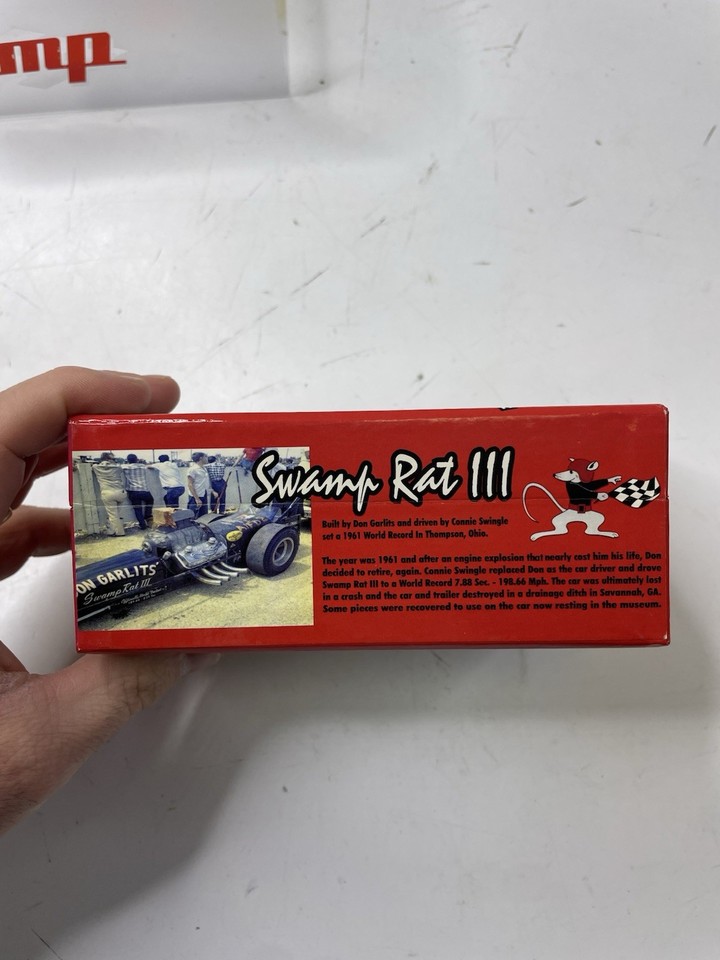 VTG SIGNED AUTOGRAPHED GMP "Big Daddy" Don Garlits Swamp Rat 3 1:43 ...