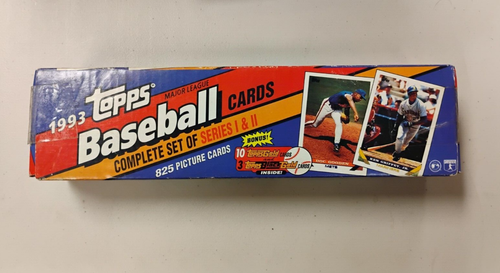 1993 Topps Baseball Series 1 &2 Factory Sealed Complete Set Derek Jeter ...