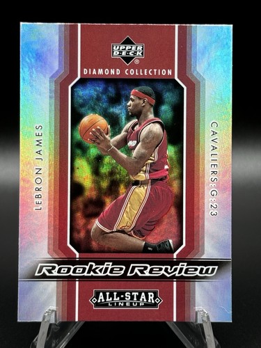 2004 Upper Deck Lebron James All-Star Lineup Rookie Review Diamond ...