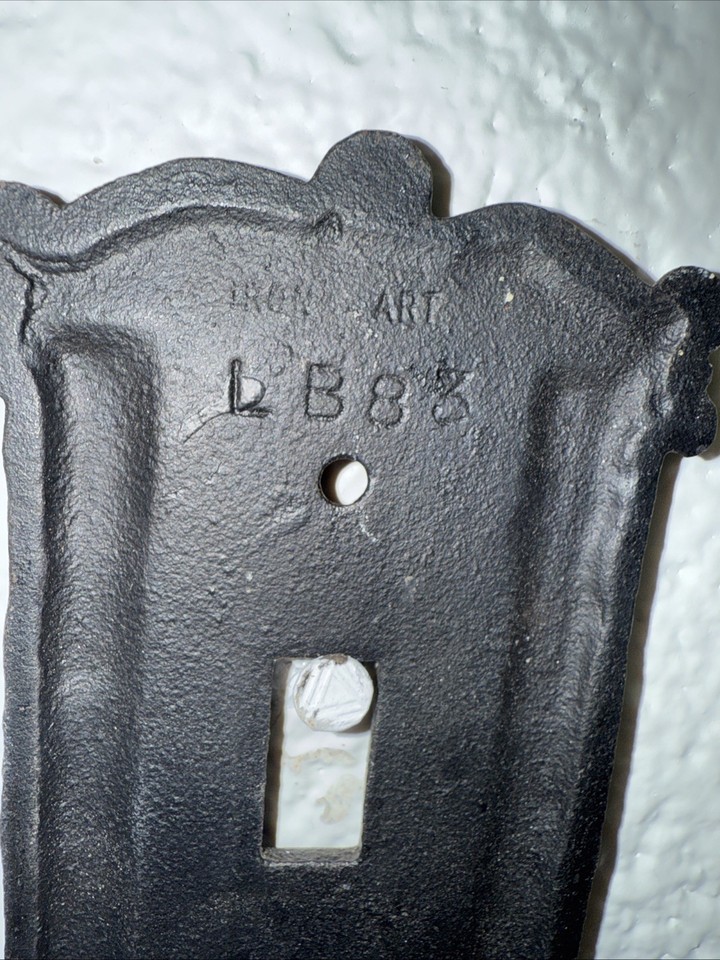 Cast Iron Art Single Light Switch Plate Ornate Cover Cottage Farmhouse ...