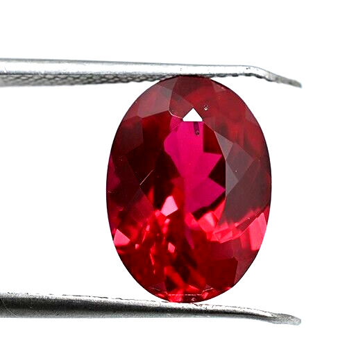Certified Natural Mozambique Blood Red Ruby 7.10 Ct Oval Cut Loose ...