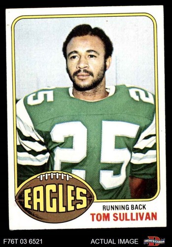 1976 Topps #39 Tom Sullivan Eagles Miami Florida 6 - EX/MT | eBay