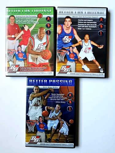 Better Basketball DVD Collection/Lot Of 3 Handling, Passing, Defense | eBay
