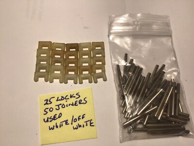 Aurora Orig Used 1960s T-Jet Track Locks & Joiners (30) Locks & (50 ...