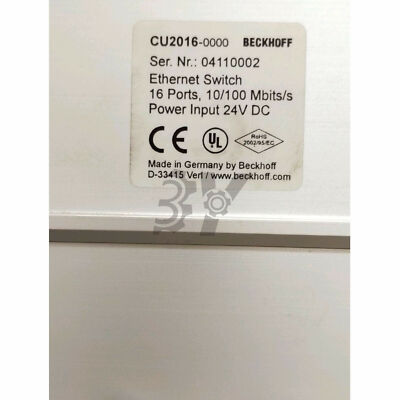 1PCS Used BECKHOFF Industrial Switch CU2016-0000 Tested | eBay