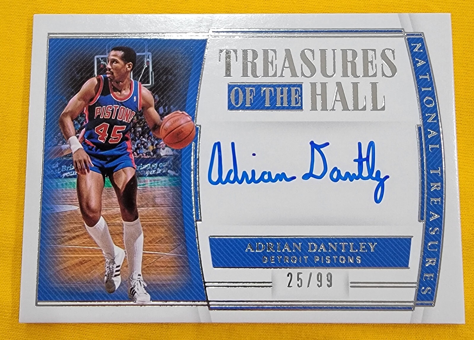 2019-20 TREASURES of the HALL ADRIAN DANTLEY auto ON CARD HOF 25/99 ...