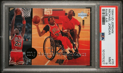 1994 Upper Deck MJ Rare Air #70 PSA 9 Michael Jordan Mint *Promo Set ...