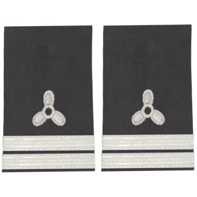 BuyStripes Engineer Uniform Shoulder Board Epaulets Silver Propeller ...