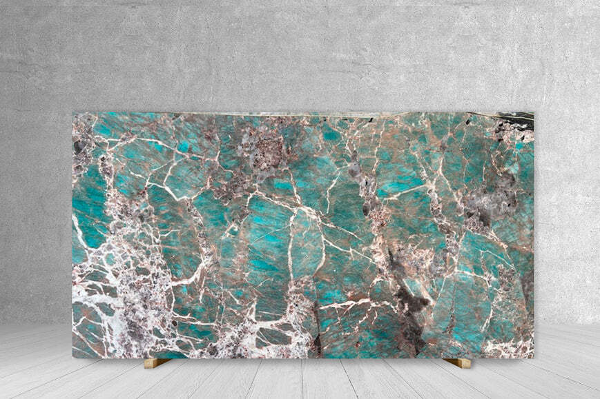 AMAZONITE Quartz Stone Countertop Slab, counters top table Top Home ...