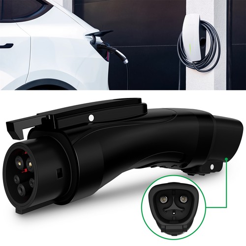 For Tesla to SAE J1772 Charging Adapter, 48 Amp Fast Charger for EV ...