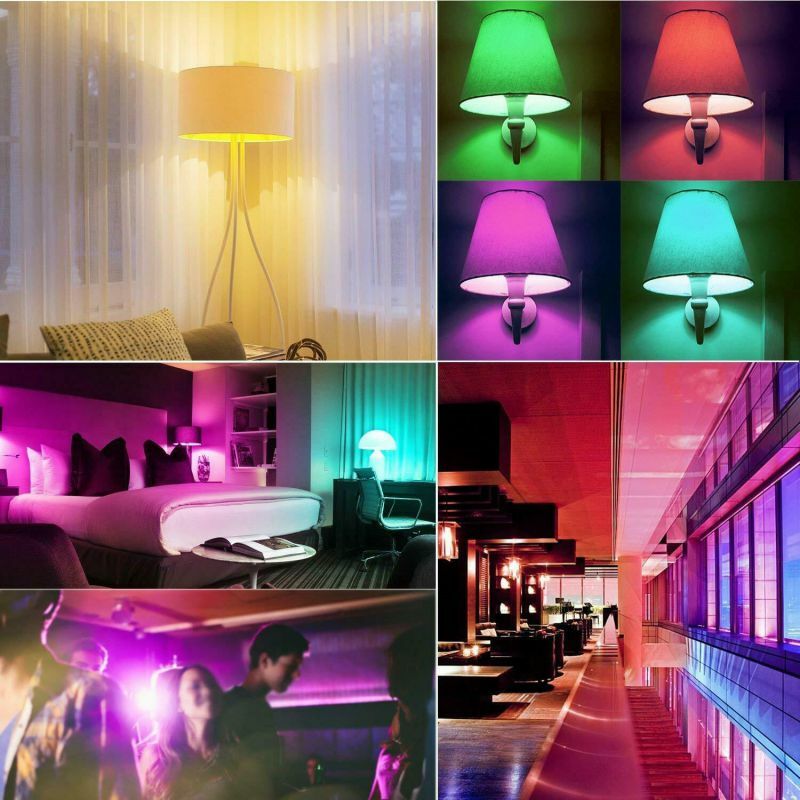 Energy-saving 16 Color Changing Magic Light E27 3W RGB LED Lamp Bulb ...
