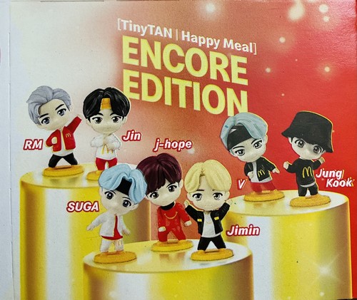 2025 McDONALD'S Encore Edition Tinytan BTS HAPPY MEAL TOYS WHOLE SET ...