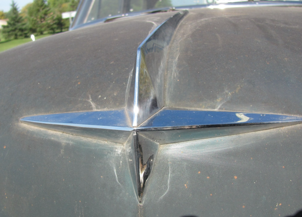 1952 FORD MERCURY METEOR STAR HOOD ORNAMENT EMBLEM BADGE GENUINE ...