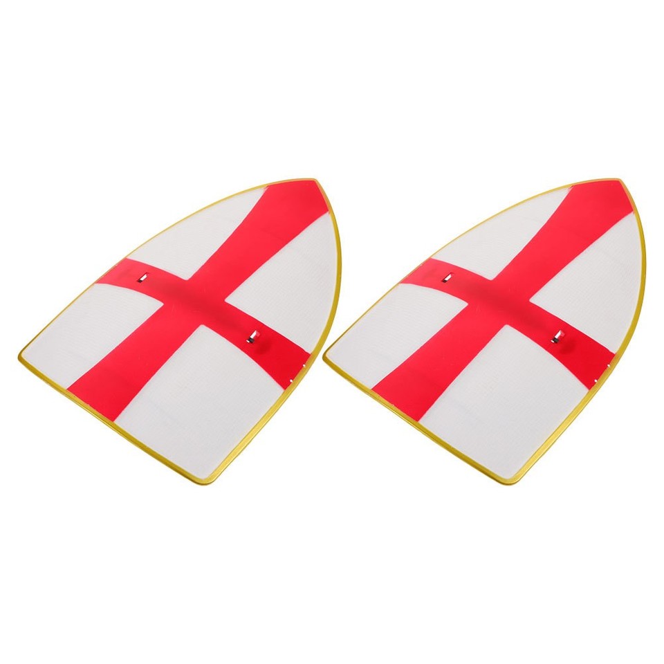 2pcs Tiny Medieval Knight Shield: Toy Plastic Shields For Boys Cosplay ...