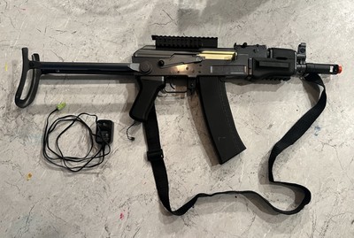 Crossman Pulse R76 Airsoft Rifle AK74U Metal Folding Stock | eBay