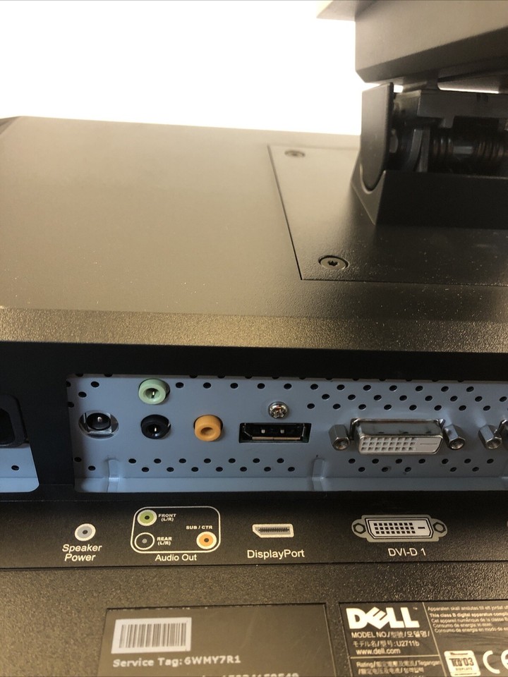 Dell UltraSharp U2711b 27 inch Widescreen IPS LCD Monitor QHD+ 16:10 ...