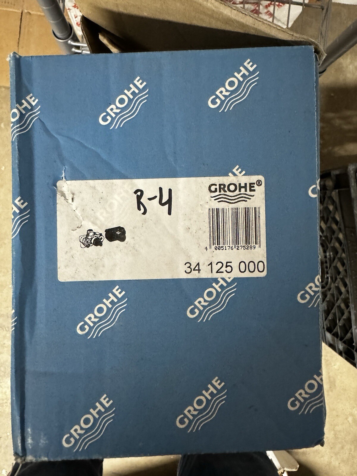 Grohe 34125000 Grotherm 3/4-Inch Thermostatic Rough-In Valve with ...