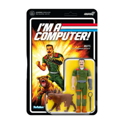 G.I. Joe Mutt I'm a Computer! PSA Highly Collectable ReAction 3.75-inch ...