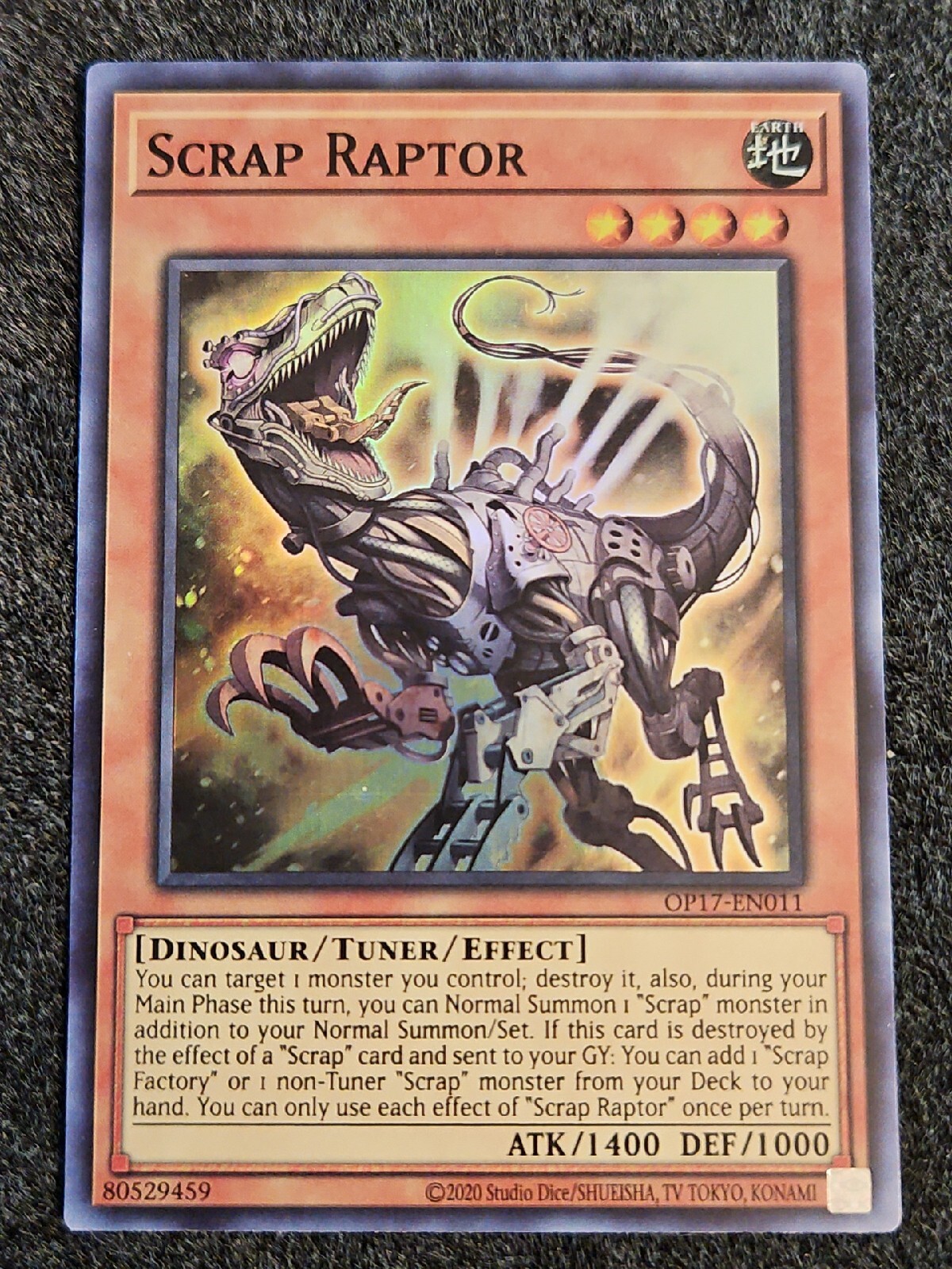Yugioh Scrap Raptor OP17-EN011 Super Rare NM | eBay