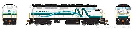 Rapido Trains 19521 HO Scale Metrolink F59Ph #859-S | eBay