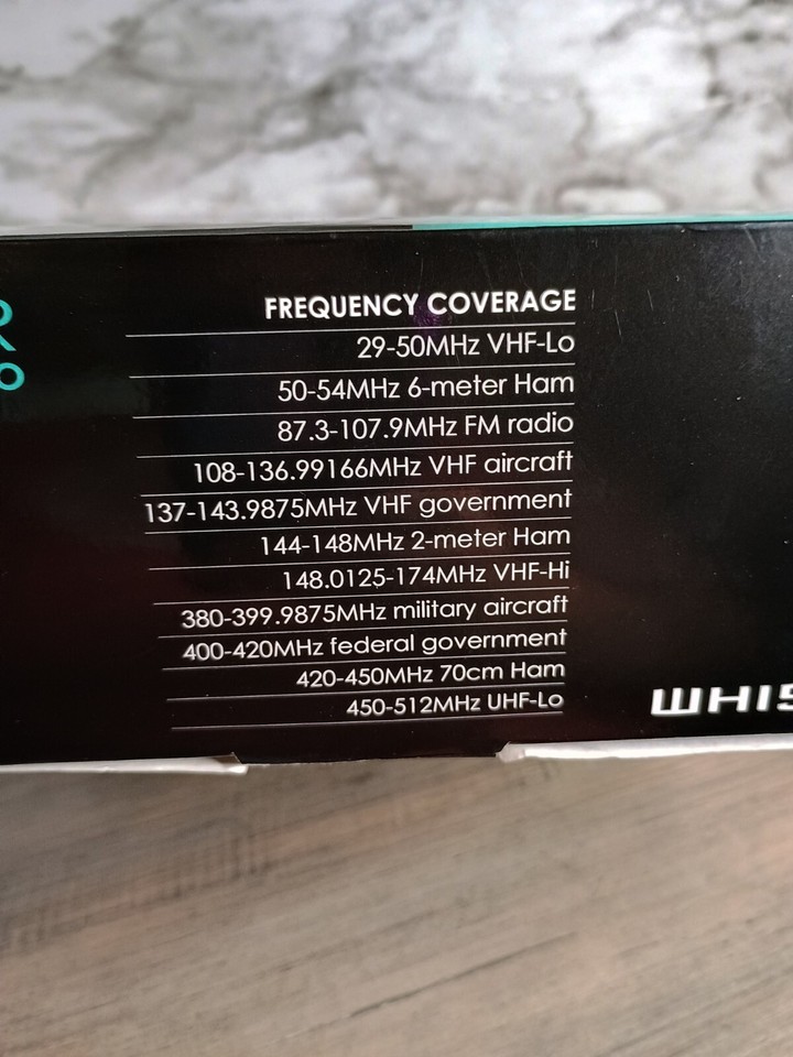 Whistler WS1025 Analog Desktop FM Radio Scanner | Backlit LCD | 200 ...