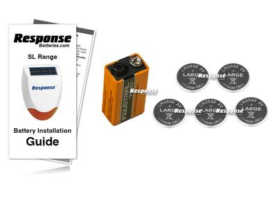Response Alarms SL1 Replacement Response Alarm Detector Battery KIT ...