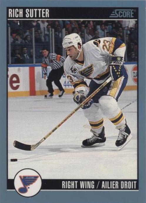 1992-93 Score Canadian - Rich Sutter #327 for sale online | eBay