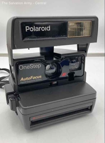 Polaroid 600 OneStep Black Autofocus Built-In Flash Instant Film Camera ...