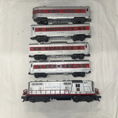 VINTAGE LIONEL 2328 BURLINGTON GP-7 DIESEL LOCOMOTIVE, 1955/1956 Set ...