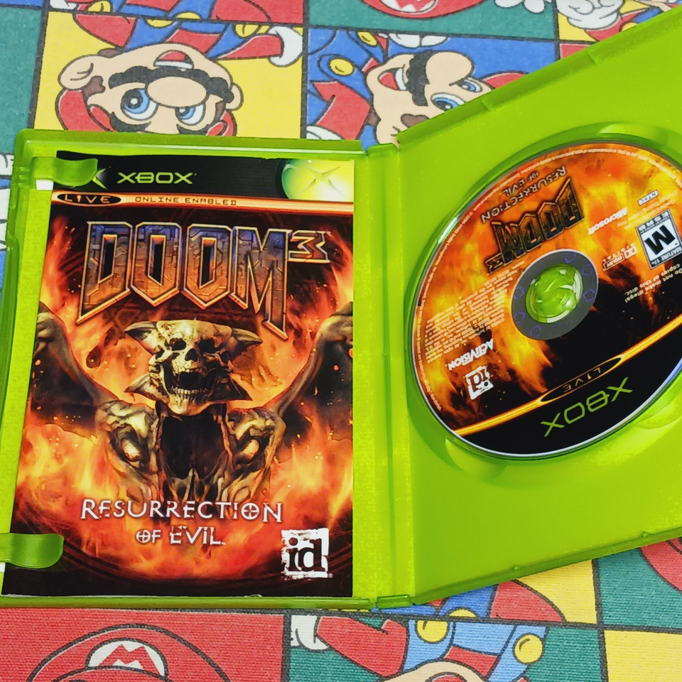 Doom 3: Resurrection of Evil (Original Xbox) CIB Complete Shooter Game ...