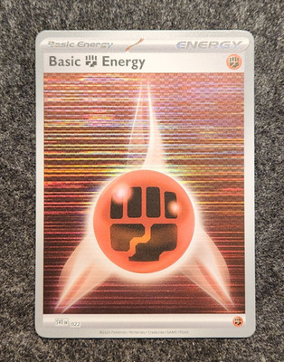 Pokemon TCG - Fighting Energy - 022 (Horizontal Holo) - Black Bolt ...