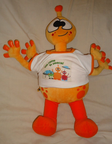 16" Build a Bear ALIEN plush HTF 4 arms ORANGE w RARE SHIRT BABW | eBay