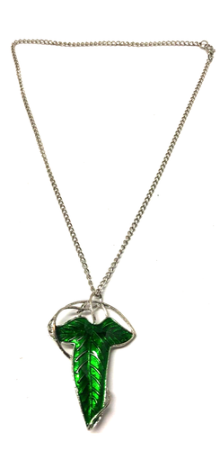 LOTR The Hobbit Elven Leaf Brooch Pin Necklace NEW | eBay