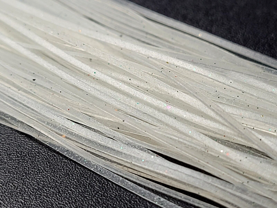 RUBBER SILICONE LEGS - Fly Tying Material - FROST/ RAINBOW FLEC - Sili Legs NEW! | eBay