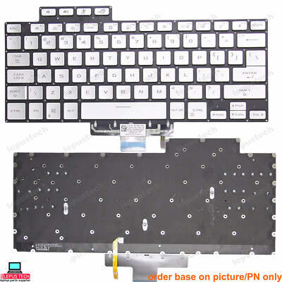 ASUS Zephyrus ROG 16 G16 GA503 15 G15 GU603 GU603H silver backlit US ...