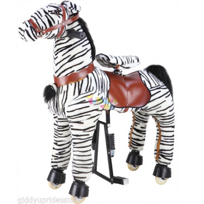 Ride On Pony toys scooter Animal Horse, Zebra Unicorn Lion Tiger Best ...
