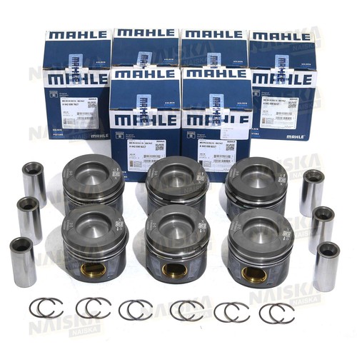 6X Pistons Rings Set Oversized 0.5mm For Mercedes-Benz G350d ML350 CDI ...