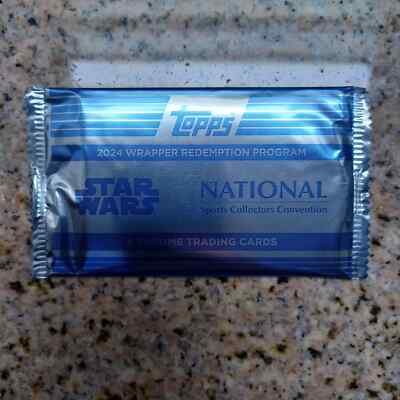 2024 Topps NSCC National STAR WARS Wrapper Redemption SILVER PACK ...