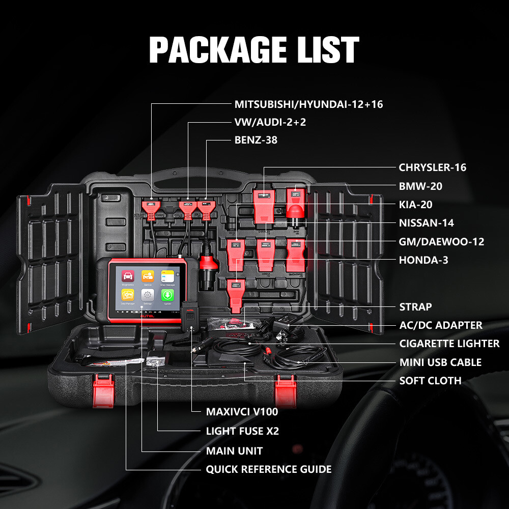 2023 Autel MaxiSys Maxicom MK906BT Pro Coding ALL System Diagnostic ...