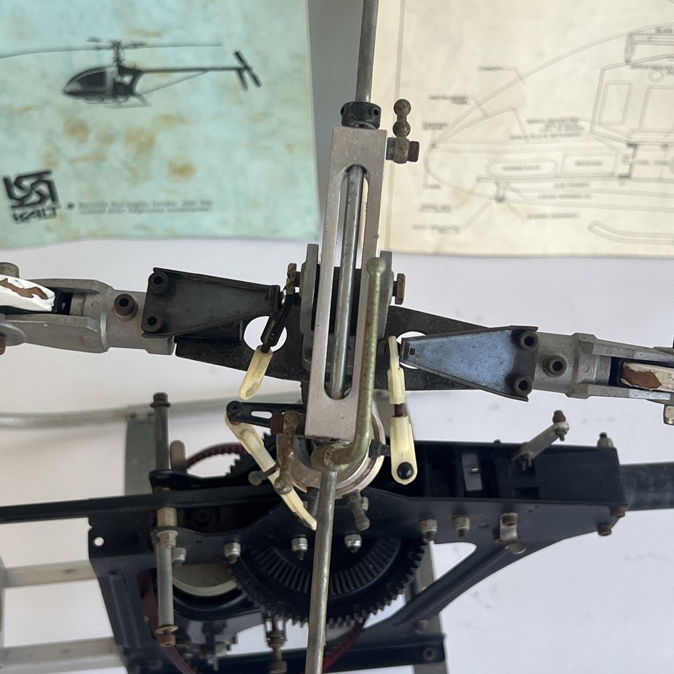 Kalt 20 Baron Helicopter Project FOR PARTS O.S. MAX Vintage Incomplete ...