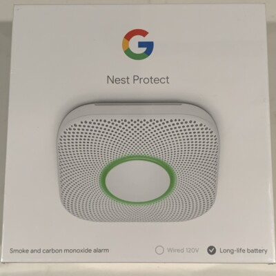 Google Nest Protect Smoke and Carbon Monoxide Alarm S3000BWES ...