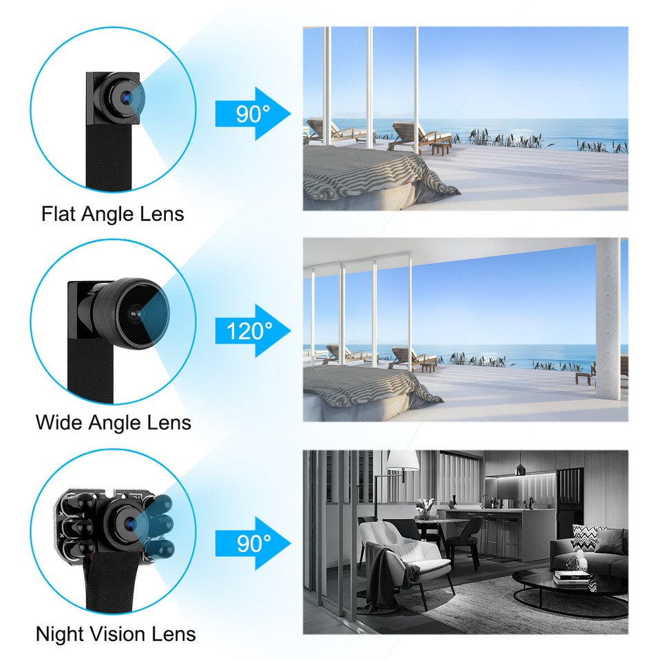 4K Wireless Battery WiFi HD 1080P Small Pinhole Screw Mini Security ...