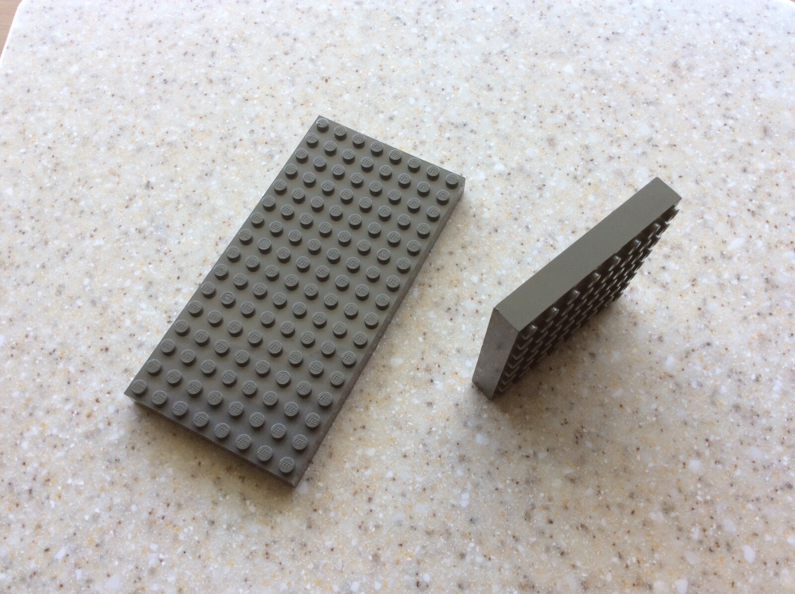 Lego old dark gray base foundation plate 4201 & 4204 8x8 8x6 roof floor ...